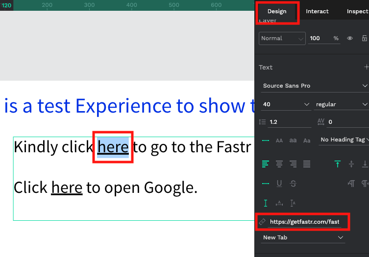 How to create a Hyperlink – Fastr Community